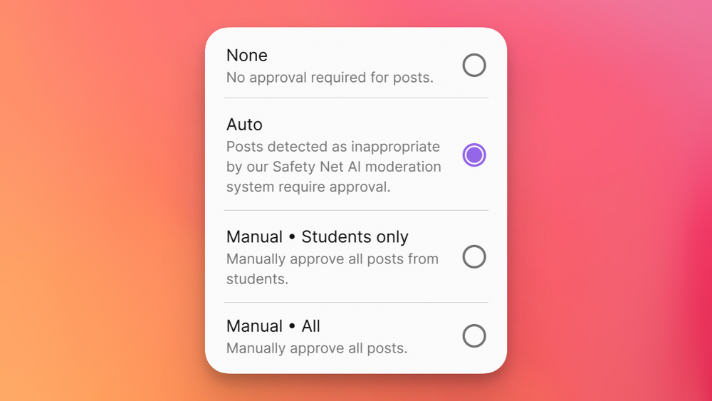 Safety Net: AI-powered content moderation
