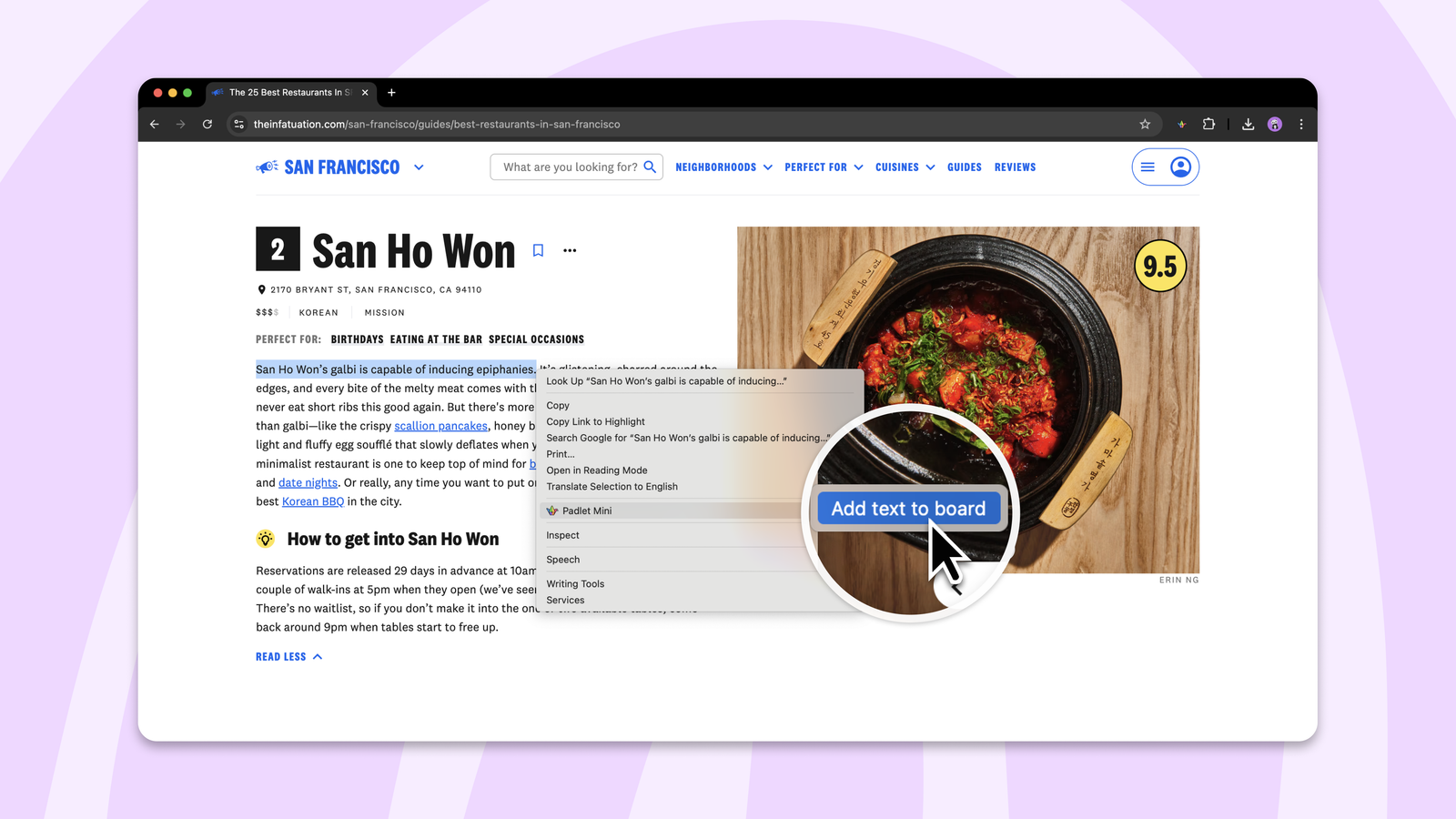 Padlet Mini: Save web content directly to boards
