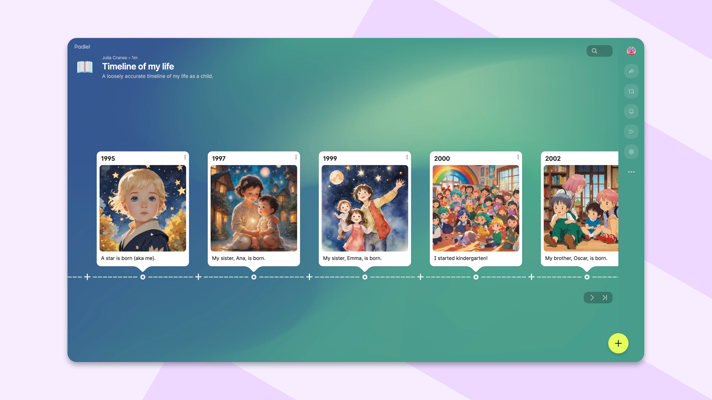 Timeline gets its line back